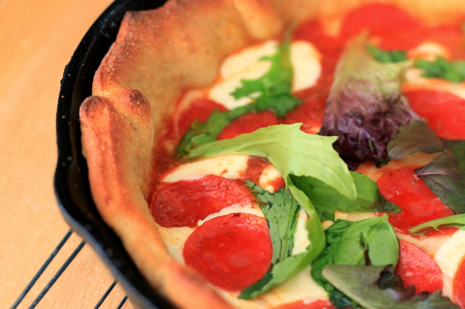 Mangio da Sola: Mariangela's Pizza Dough/Mushroom and Turkey "Pepperoni ...