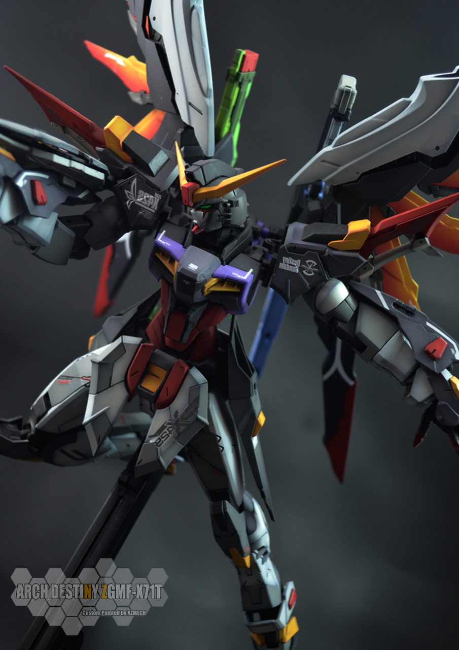GUNDAM GUY: 1/100 Arch Destiny Gundam - Painted Build