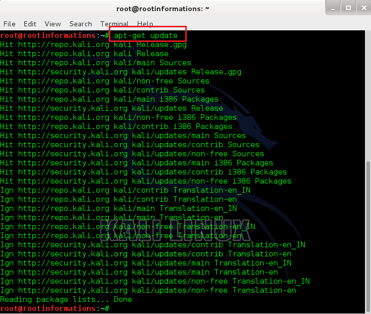 How to update kali linux repository - toyvery