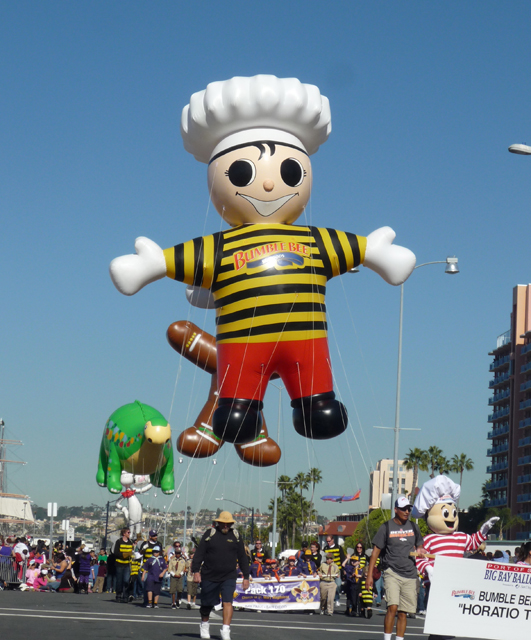 Venice Beach and The Big Balloon Parade