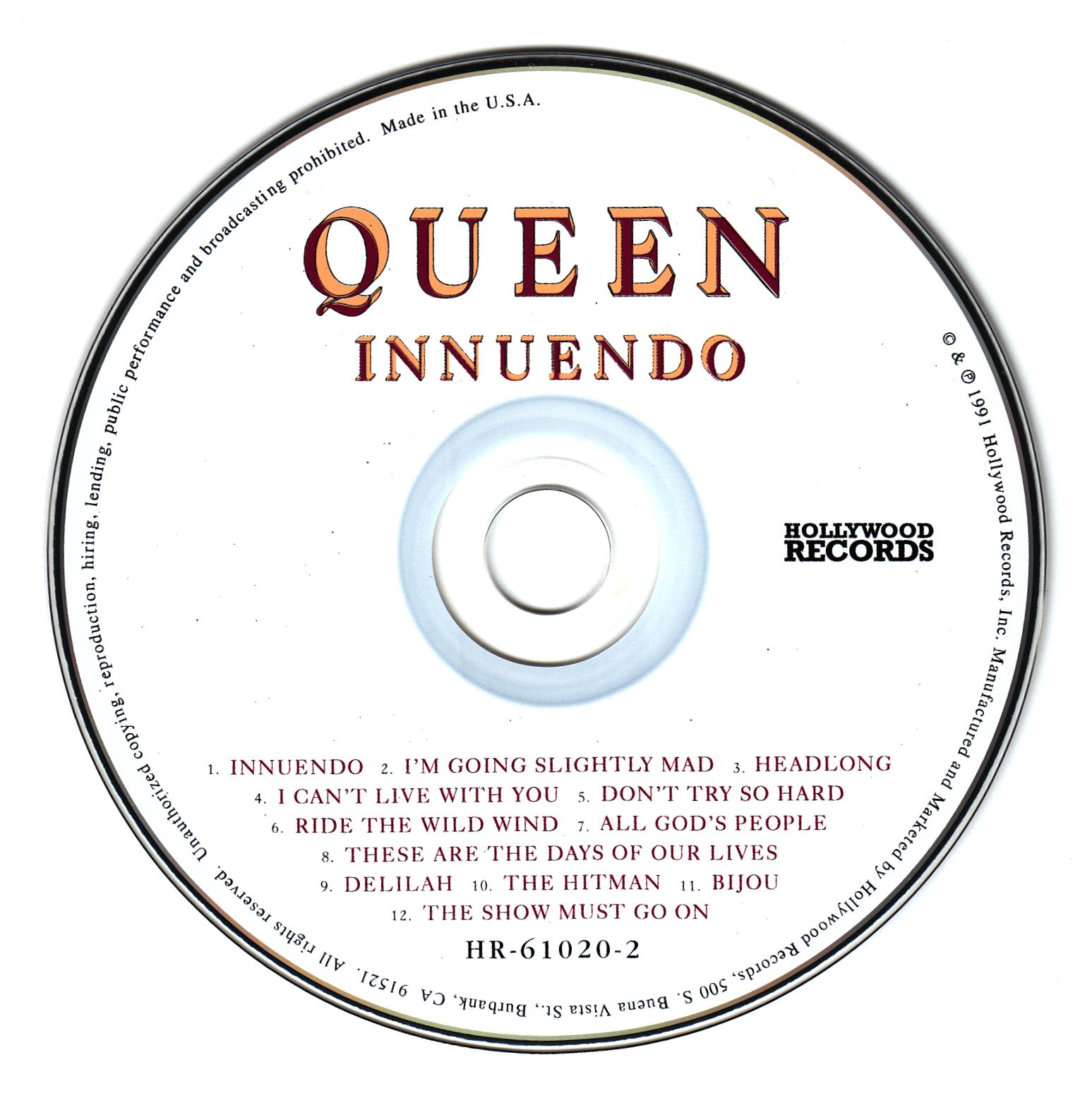 Chia sẻ nhạc Lossless & Lossy: Queen - 1991 - Innuendo (Hollywood ...