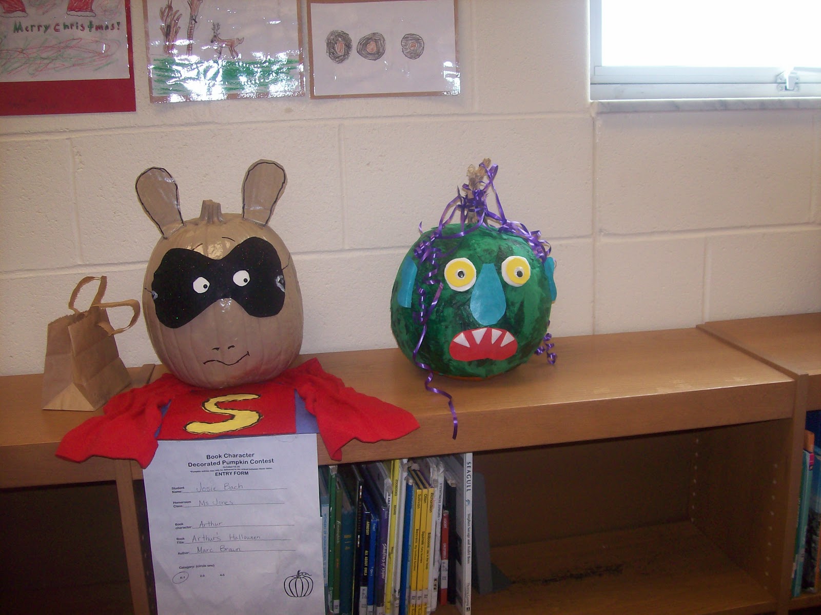 Here On Hartland: School Pumpkin Decorating Contest