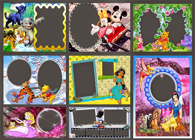 Marcos infantiles disney pack.5 png - Recursos Photoshop Javi74