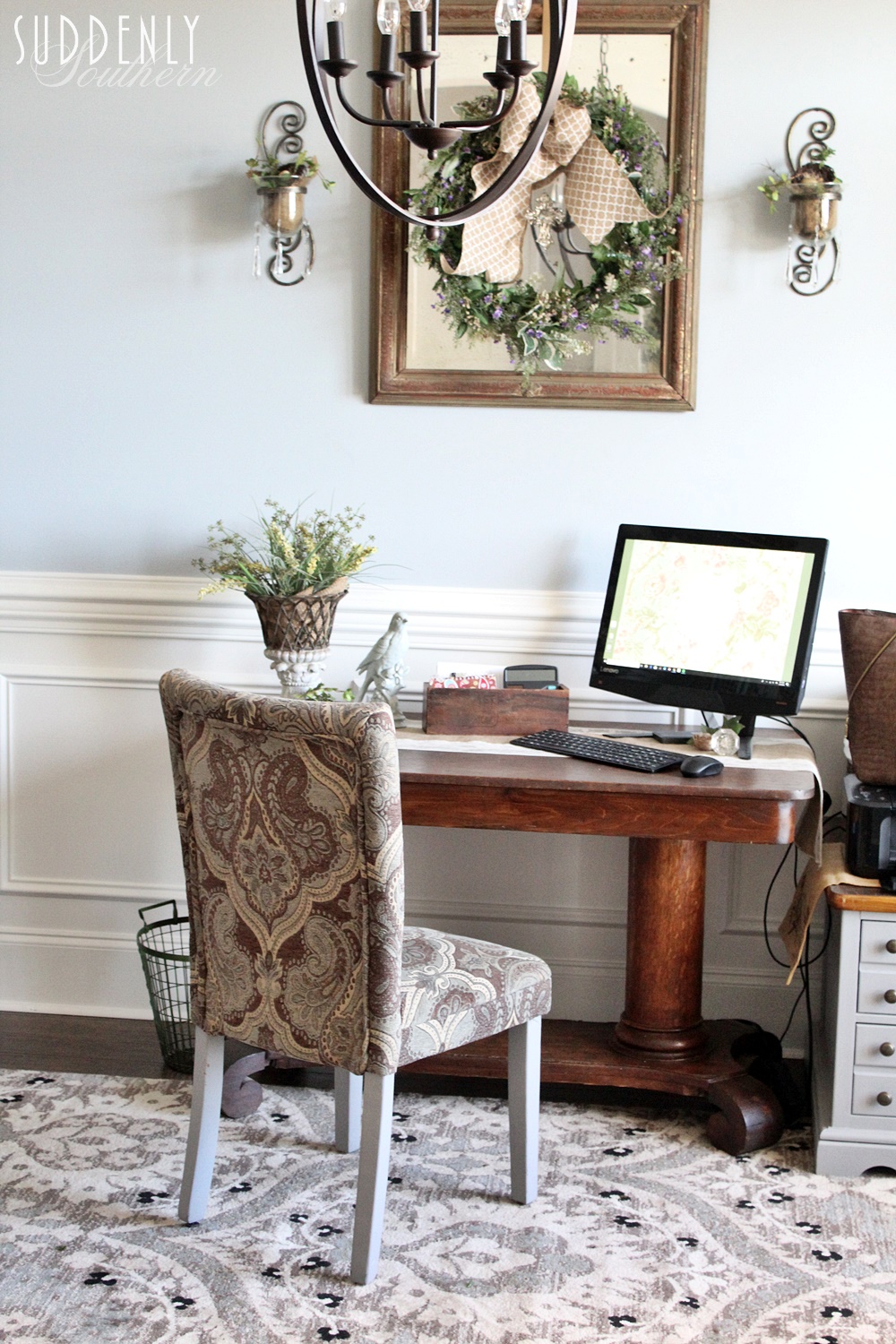 Suddenly Southern : New Rug In My Pretty Home Office...