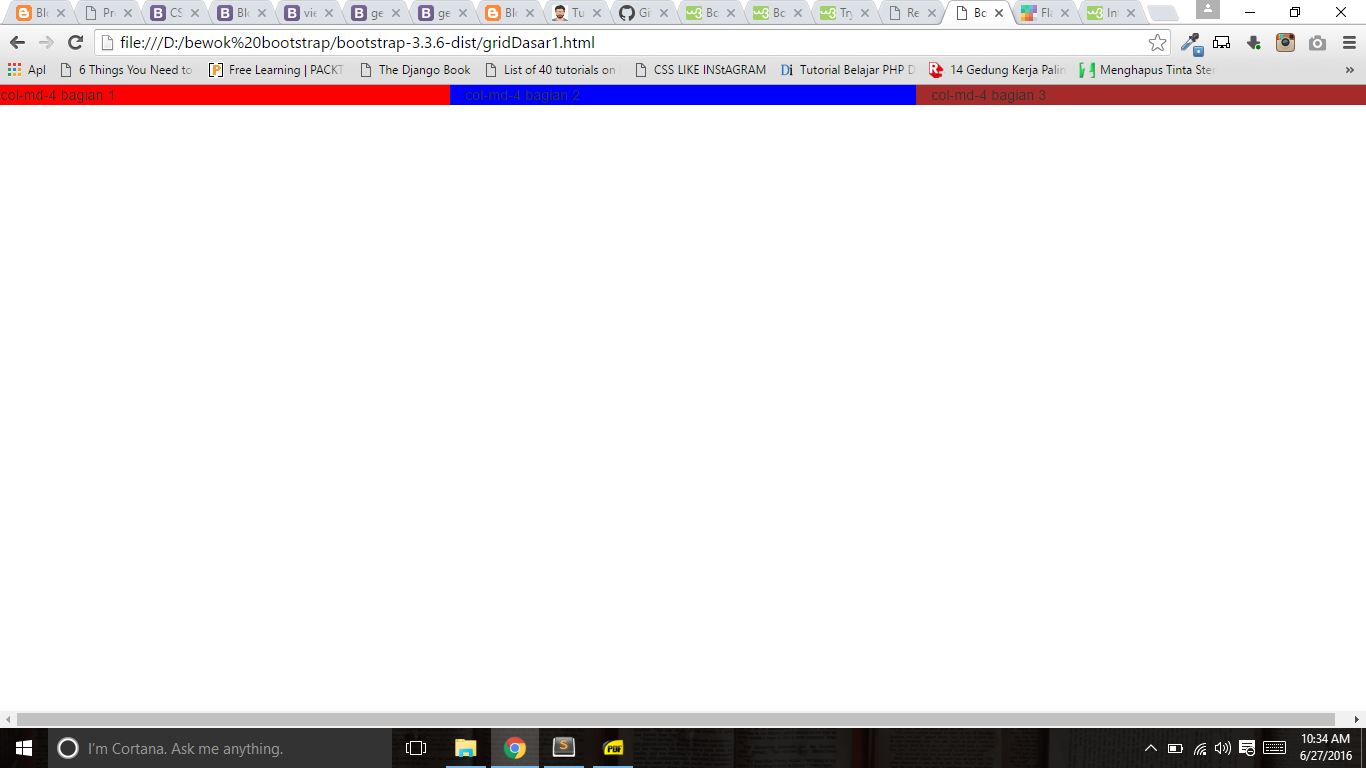 Belajar Bootstrap part 3 Grid Layout 1 - Tutorial Programming & Digital Marketing