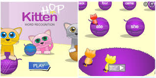 Kitten Hop - Διαδραστικό online εκπαιδευτικό παιχνίδι για τα Αγγλικά