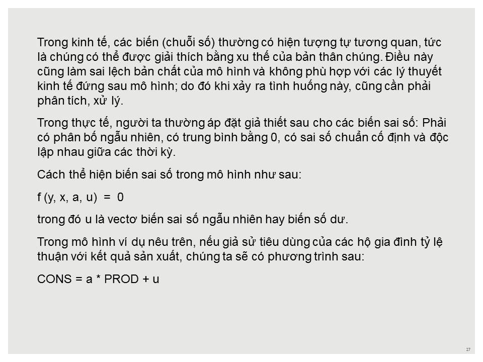 Tôi thích đọc . I love to read: (2) Đại cương về Mô hình kinh tế lượng vĩ mô