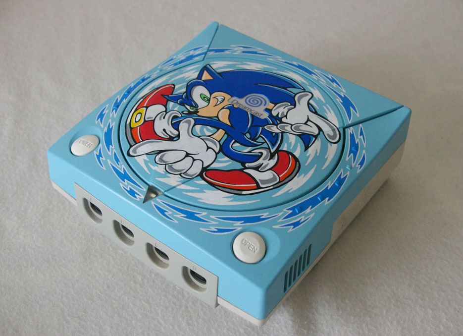 Custom Dreamcast "SONIC ADVENTURE" - Entertaining in My Home