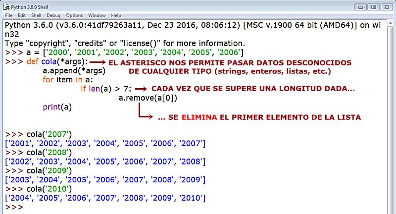 APRENDER A PROGRAMAR CON PYTHON: PILAS Y COLAS