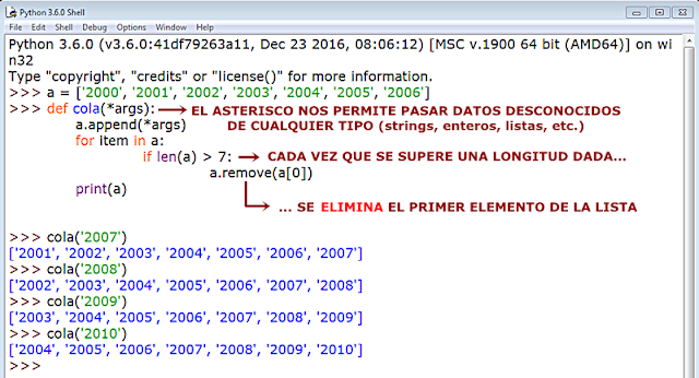 APRENDER A PROGRAMAR CON PYTHON: PILAS Y COLAS