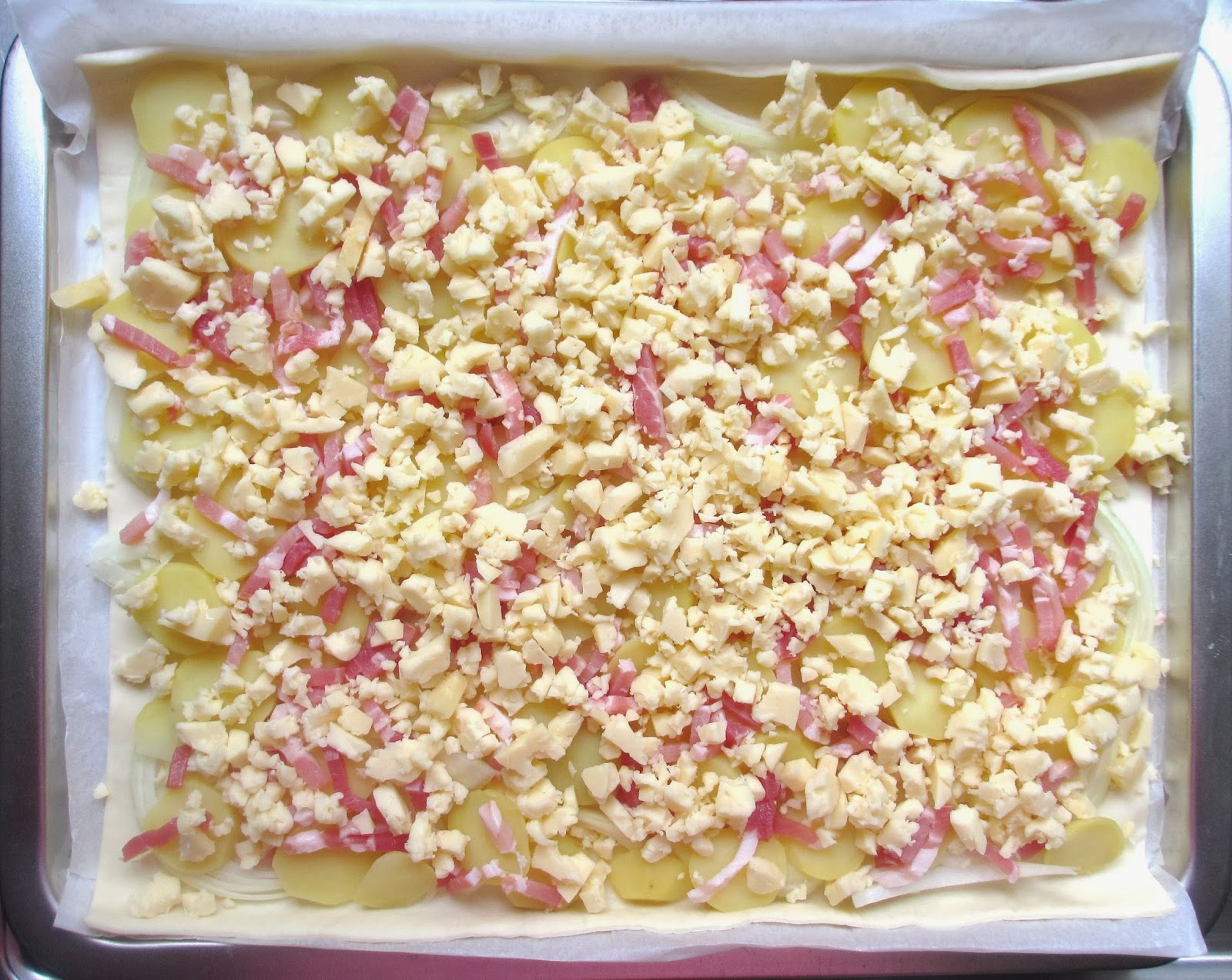 COOKING JULIA : PIZZA-RACLETTE