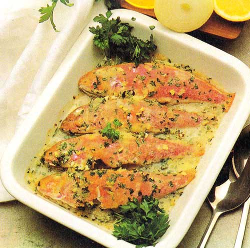 Pargo rojo al horno ~ Recetas de comidas y demás delicias culinarias