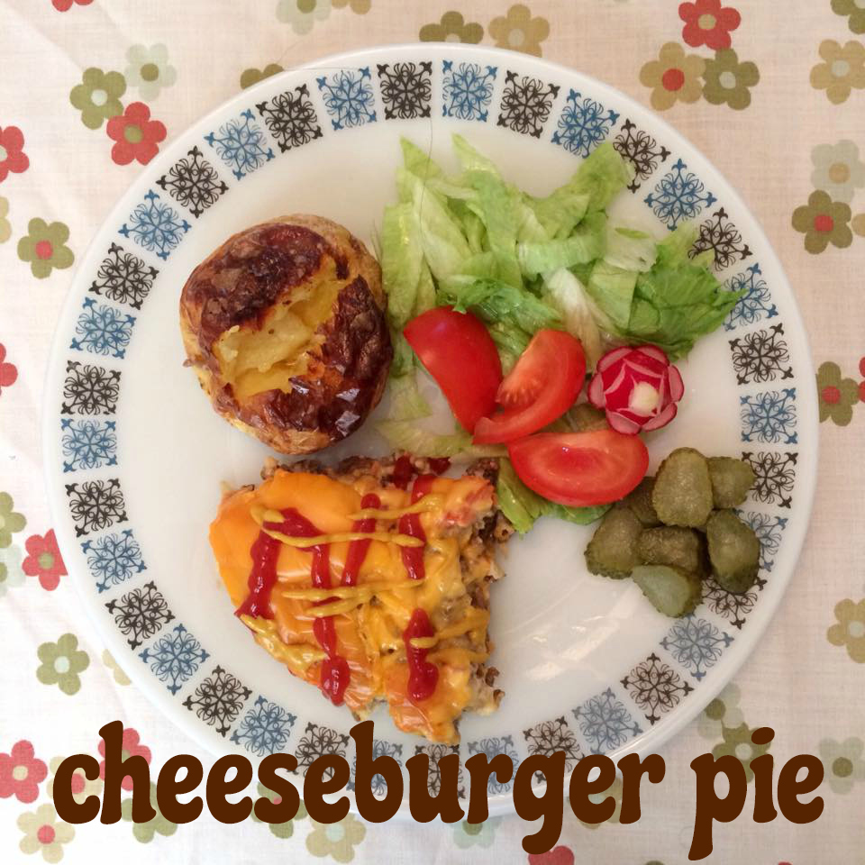 that looks disgusting: Cheeseburger Pie