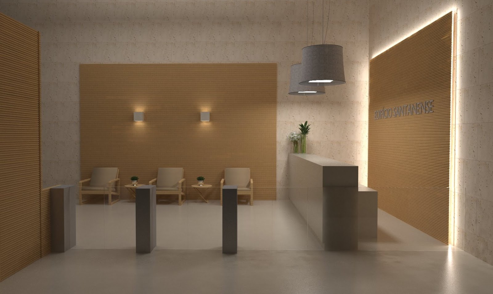 Hall de Edifício Comercial - Belo Horizonte - Gabriela Azeredo