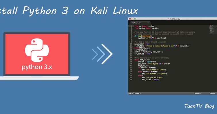 Hướng dẫn cài đặt Python 3 trên Kali Linux - How to install Python 3 on Kali Linux