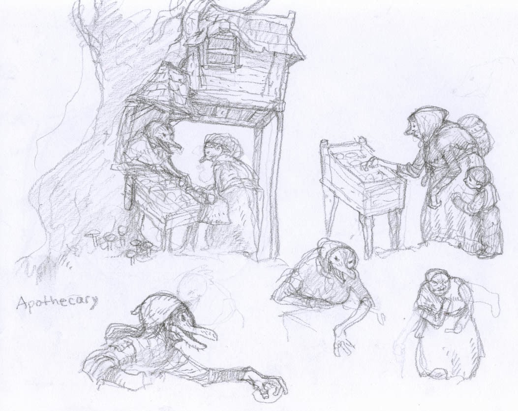 Mythwood - The Art of Larry MacDougall: Pencil Dust