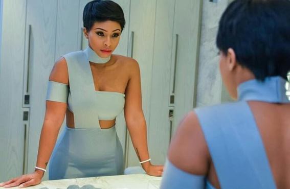 SA TV Presenter Boity Thulo flaunts her curves in a bodycon dress (photos)