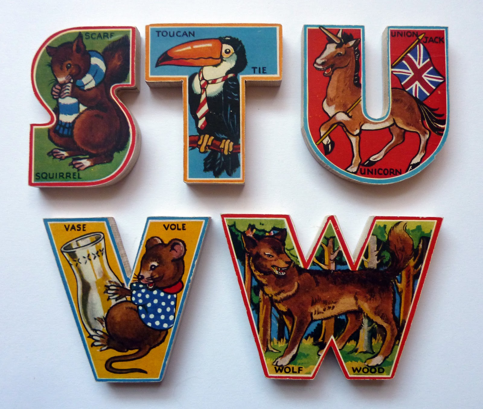 turning pages: Vintage animal alphabet