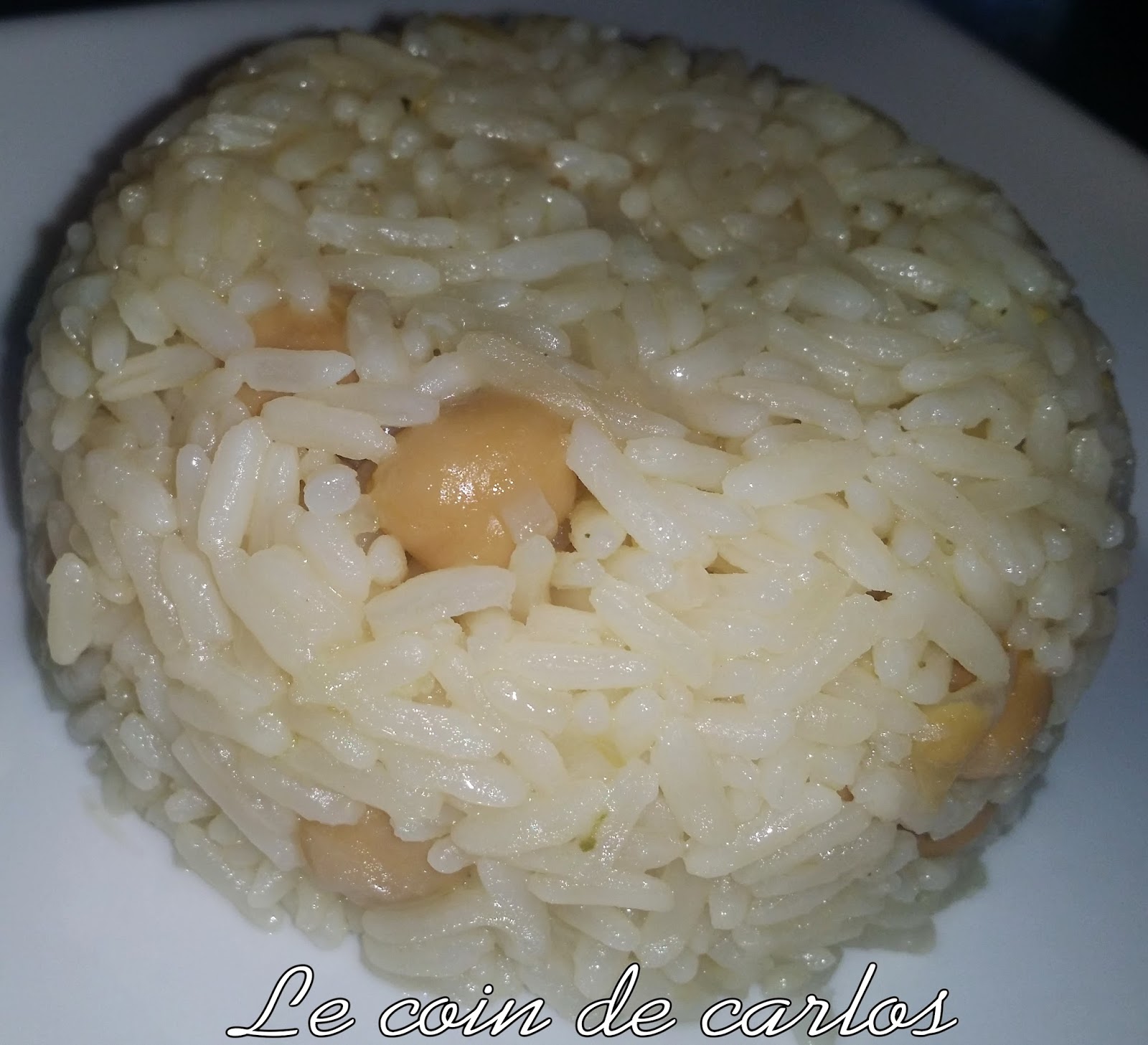 Le coin de Carlos: Riz aux pois chiches