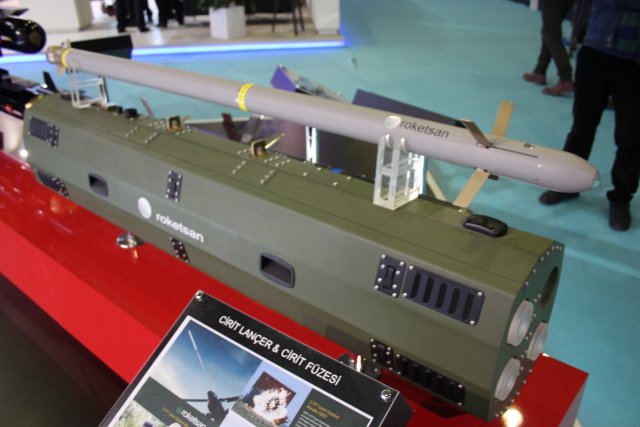 Roketsan displays its Laser Guided General Purpose Missile so called ...