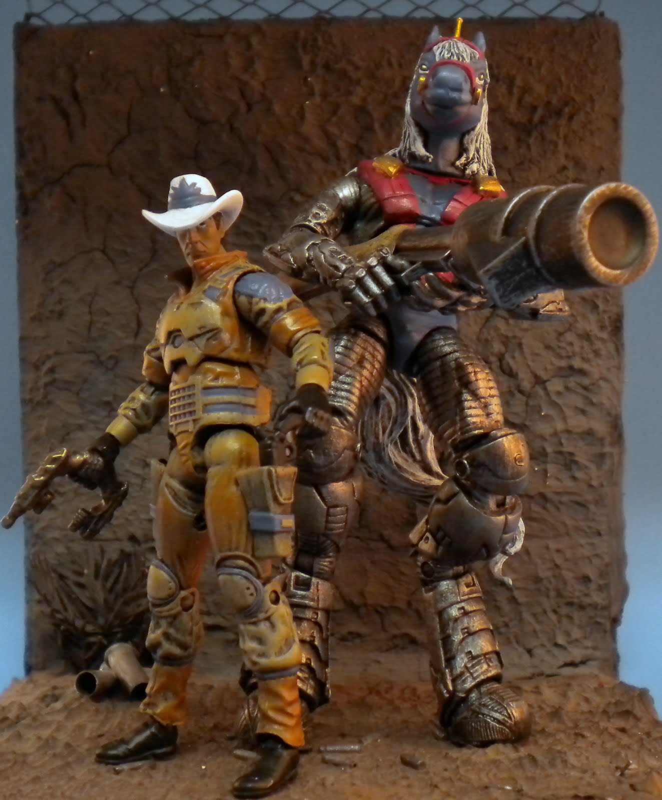 Custom Bravestarr with his trusty Stead 30/30 - HissTank.com