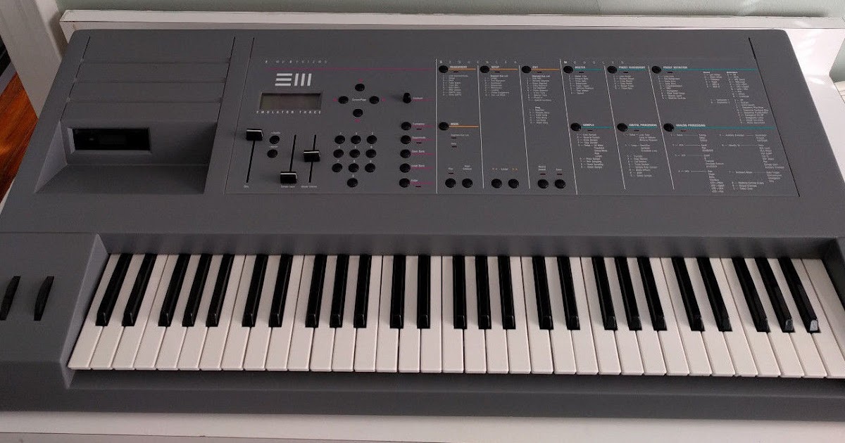 MATRIXSYNTH: E-MU Systems Emulator 3 EIII Sampler Keyboard SN 0400515