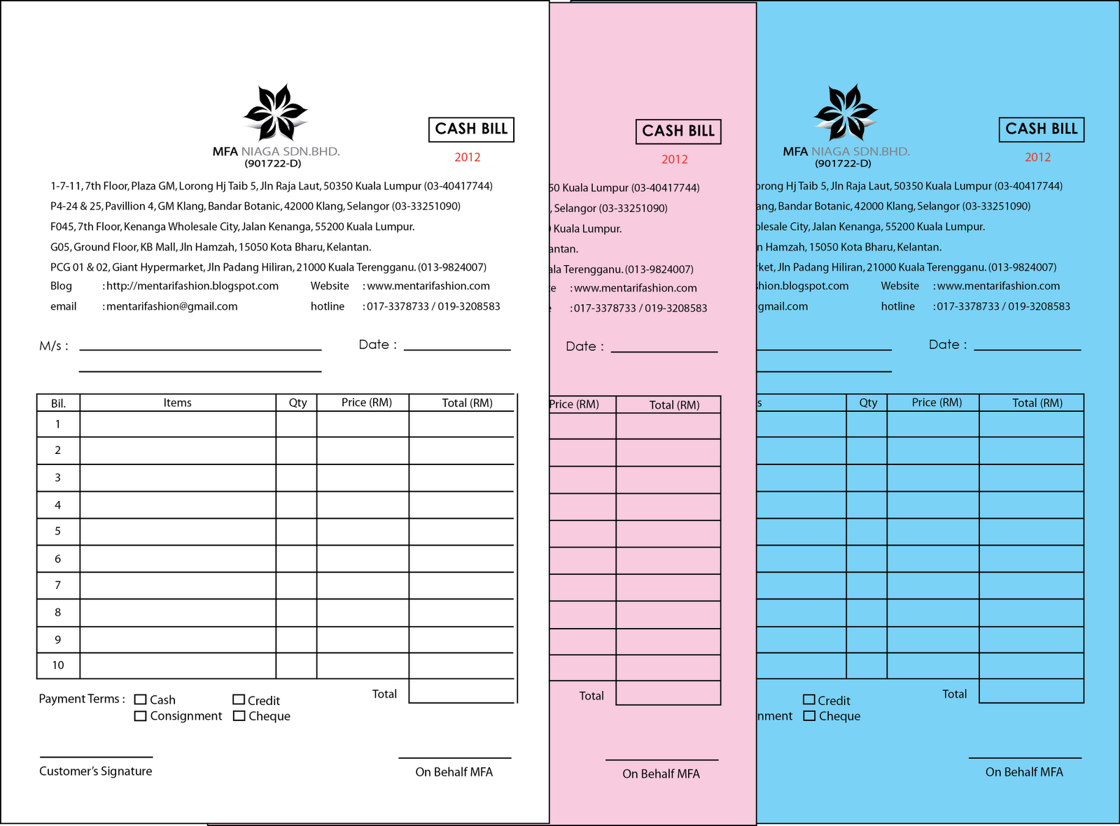 Percetakan Buku Resit, Letterhead dan Envelope Termurah di Shah Alam ...