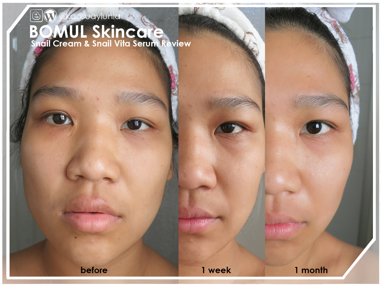 รีวิว Bomul Snail Serum + Snail Cream สกินแคร์เมือกหอยทากจากเกาหลี ...