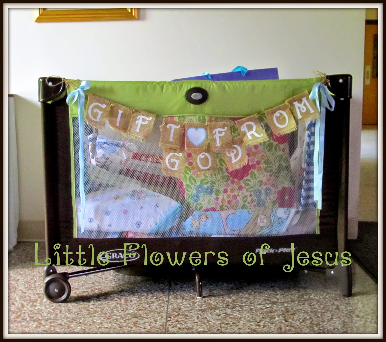 Little Flowers of Jesus: "A Gift from God" Baby Shower
