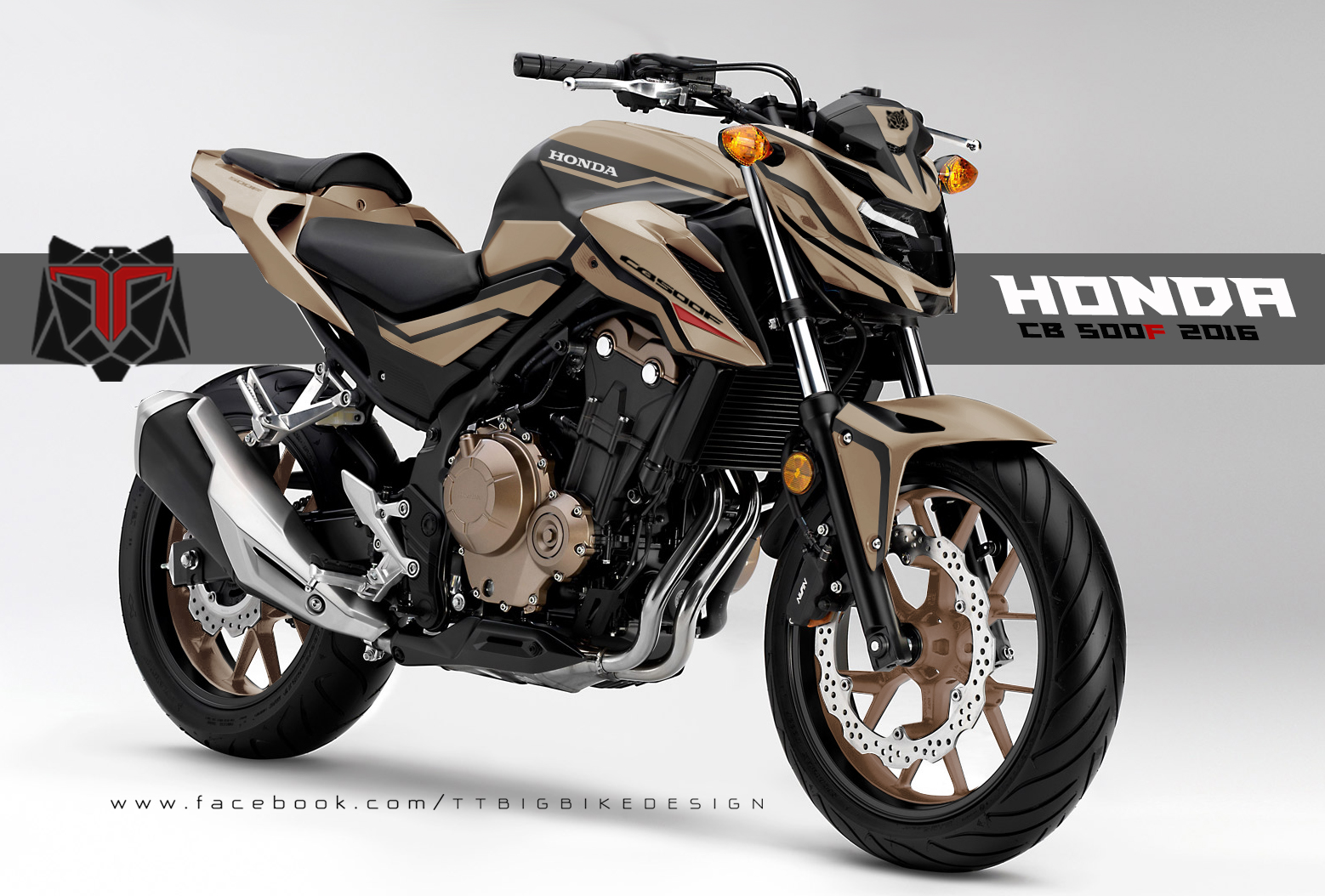 TT BIGBIKE DESIGN: HONDA CB500f Y2016 DESIGN CONCCEPT #1