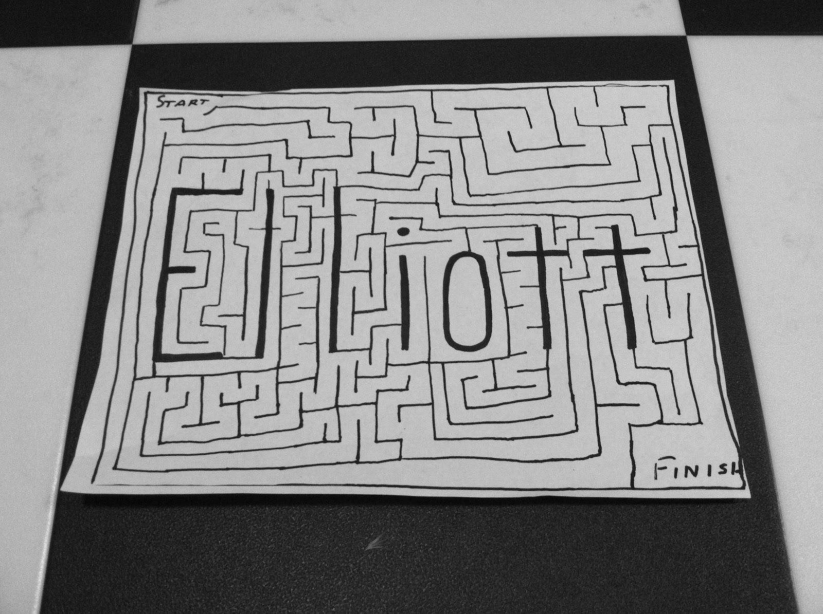 so make that: mazes and ice cream