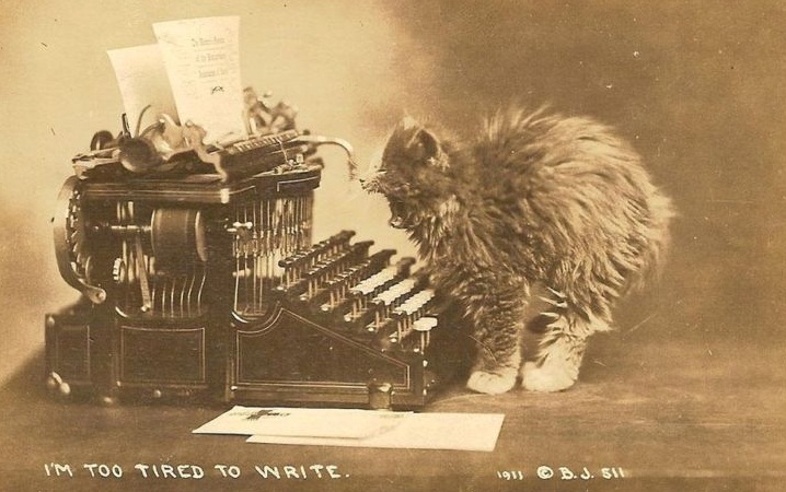 oz.Typewriter: Cats and Typewriters: Dedicated to the late Tilman Elster