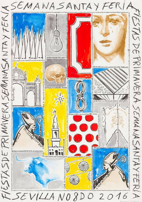 Periodista Cofrade: EL 'COLLAGE' DE RICARDO SUÁREZ PARA EL CARTEL DE ...