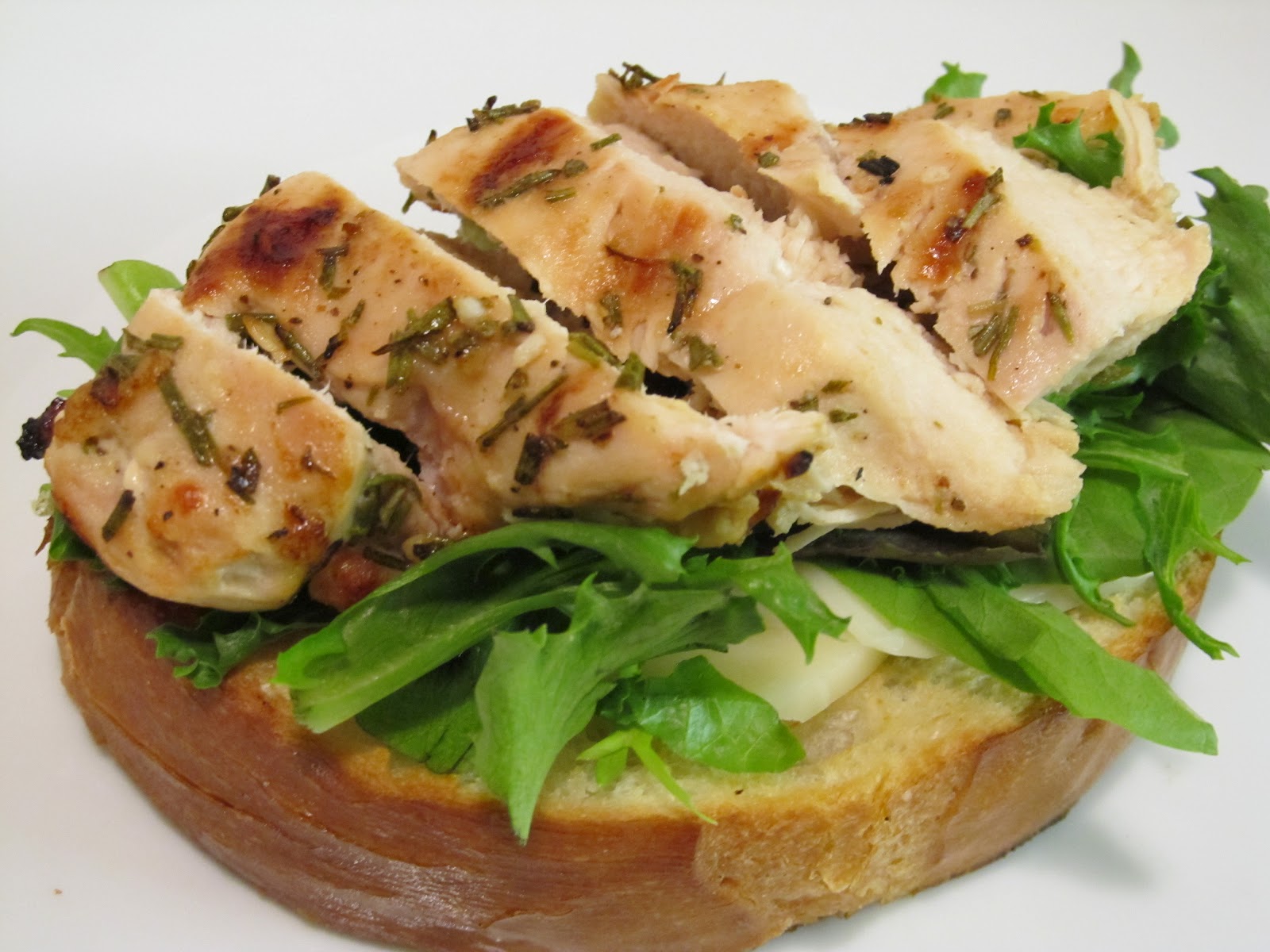 Jenn's Food Journey: Open-Faced Grilled Tuscan Chicken Sandwiches with ...