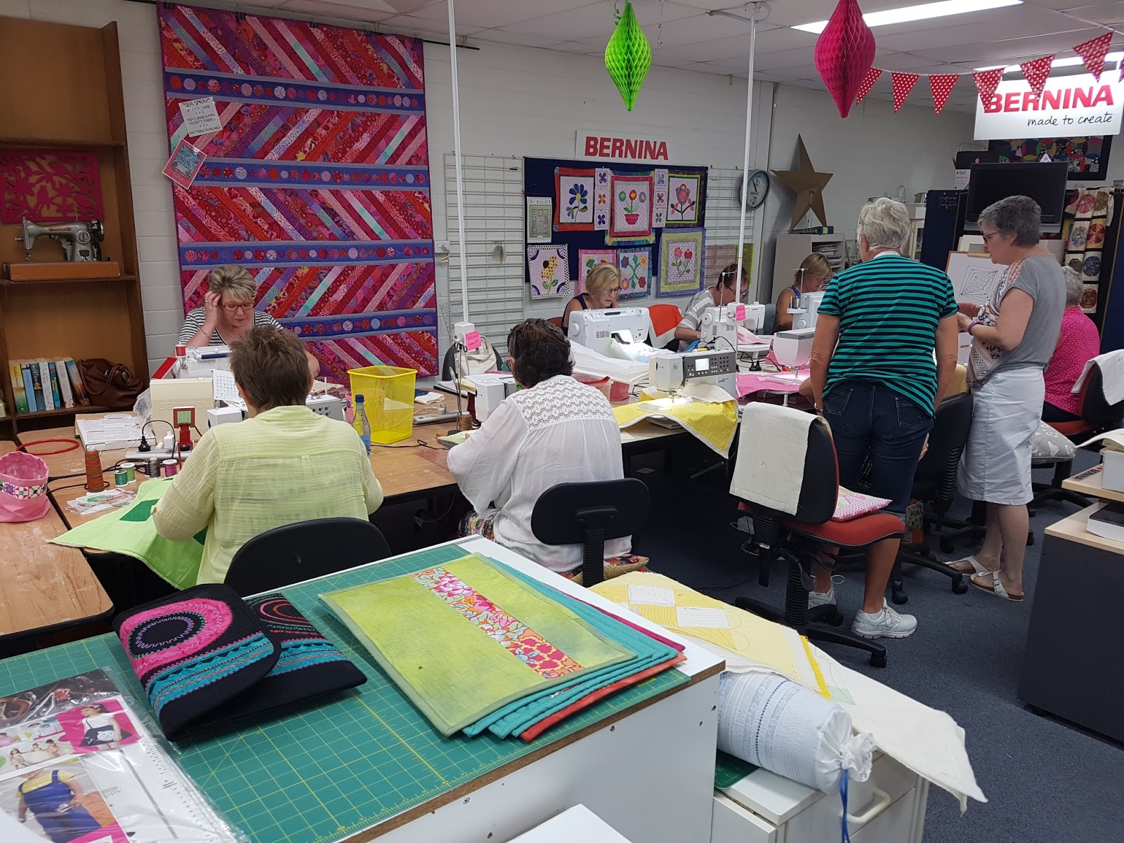 Free Motion Quilting with Rulers.... Workshop with Jane Rundle