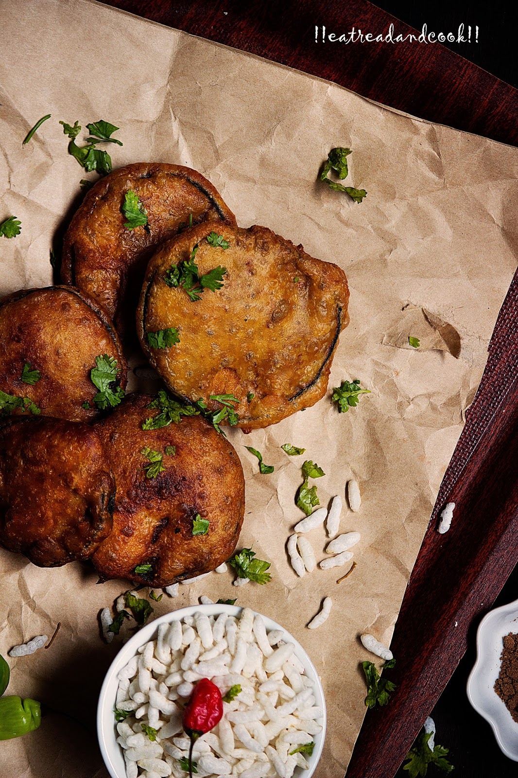 Beguni / Bengali Eggplant Fritters
