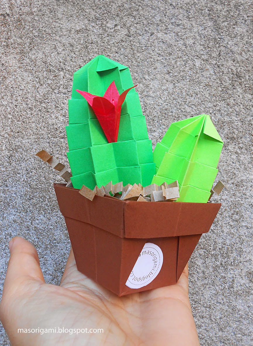 mas origami: Cactus de origami