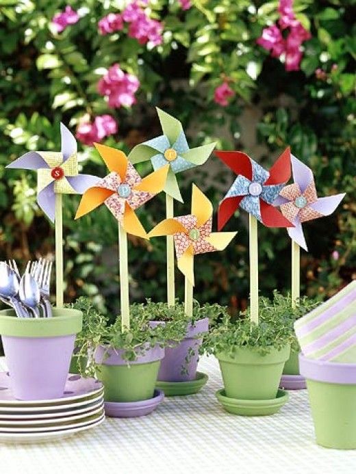 Exciting Pinwheel Wedding Ideas - Lots of love, Susan