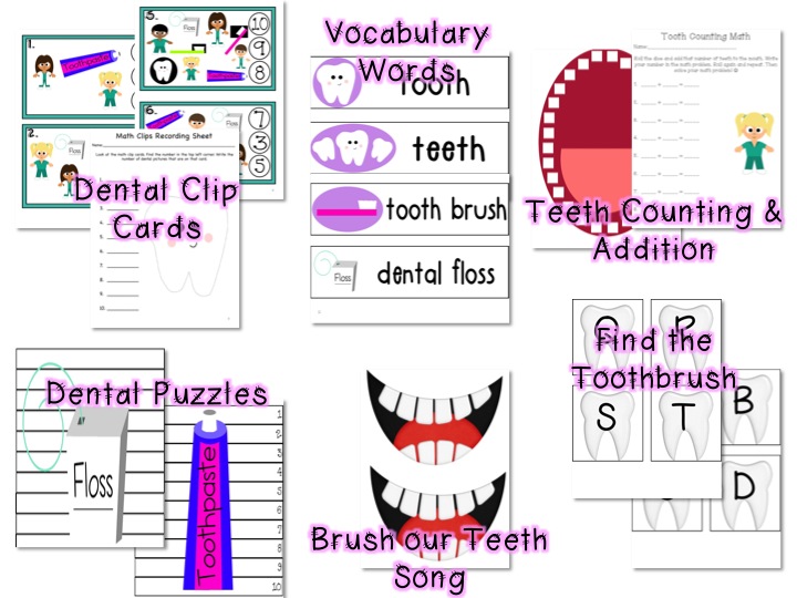 Dental Health Mini Unit-- UPDATED! | creating & teaching