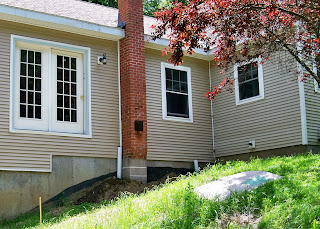 Back doors lead to 10+ foot drop? (windows, install, price, build ...