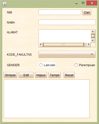 Koneksi PostgreSQL pada Java (Netbeans)