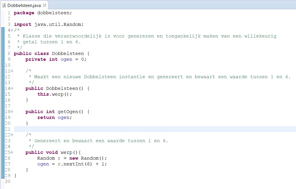Hoe schrijf je een klasse in Java?