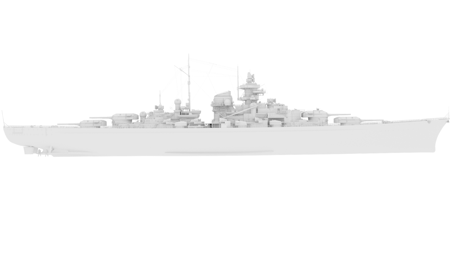 Tom Markham 3D Modelling: DKM Tirpitz