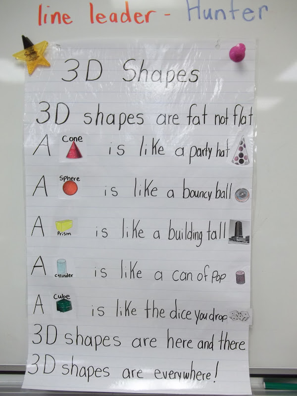Somerset Kindergarten: 3D Shapes Unit