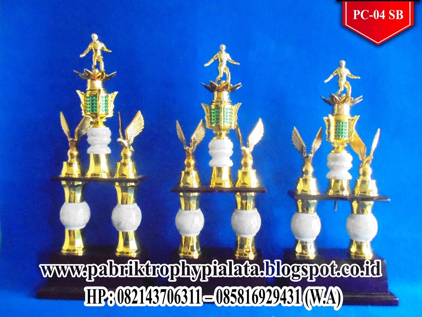 Pabrik Piala Marmer Tulungagung: Jual Trophy Kaki 2, Harga Piala Murah