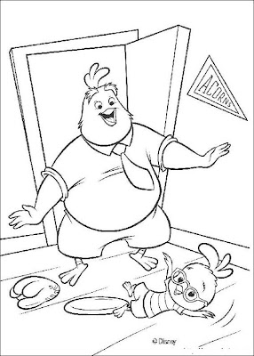 Chicken Little Coloring Pages - 1