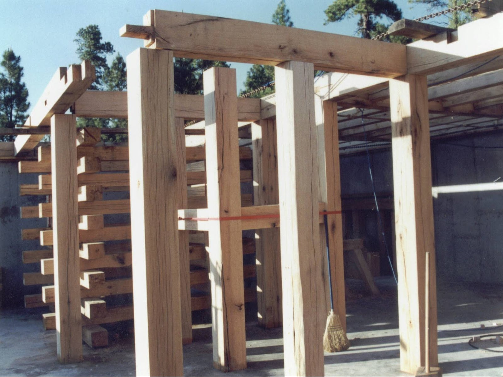 Michael's Timber Framing: Chapter 9 - Deck Raising