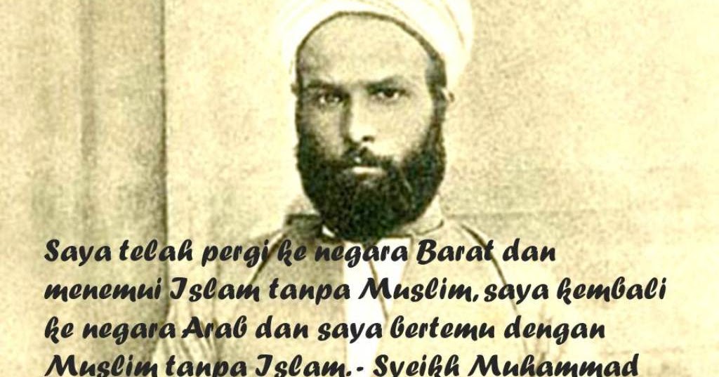 Kata-kata Tokoh: Syeikh Muhammad Abduh