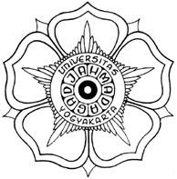 "kekuatan berawal dari hati": Logo Universitas Gadjah Mada Yogyakarta