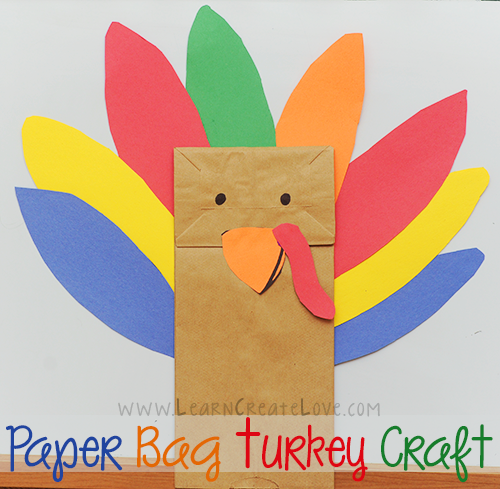 10 Paper Bag Thanksgiving Crafts: Turkey - Adventures of Kids Creative ...